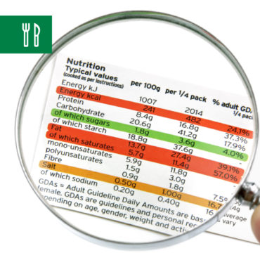 Nutrition labelling regulations - NCASS