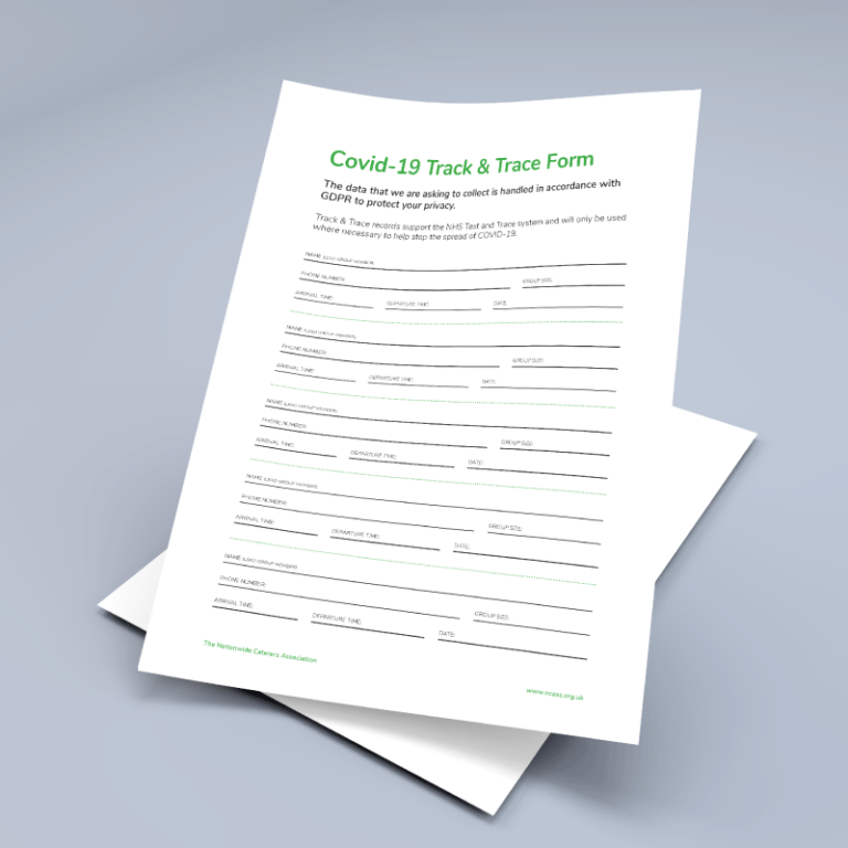 NHS Track and Trace Form - NCASS