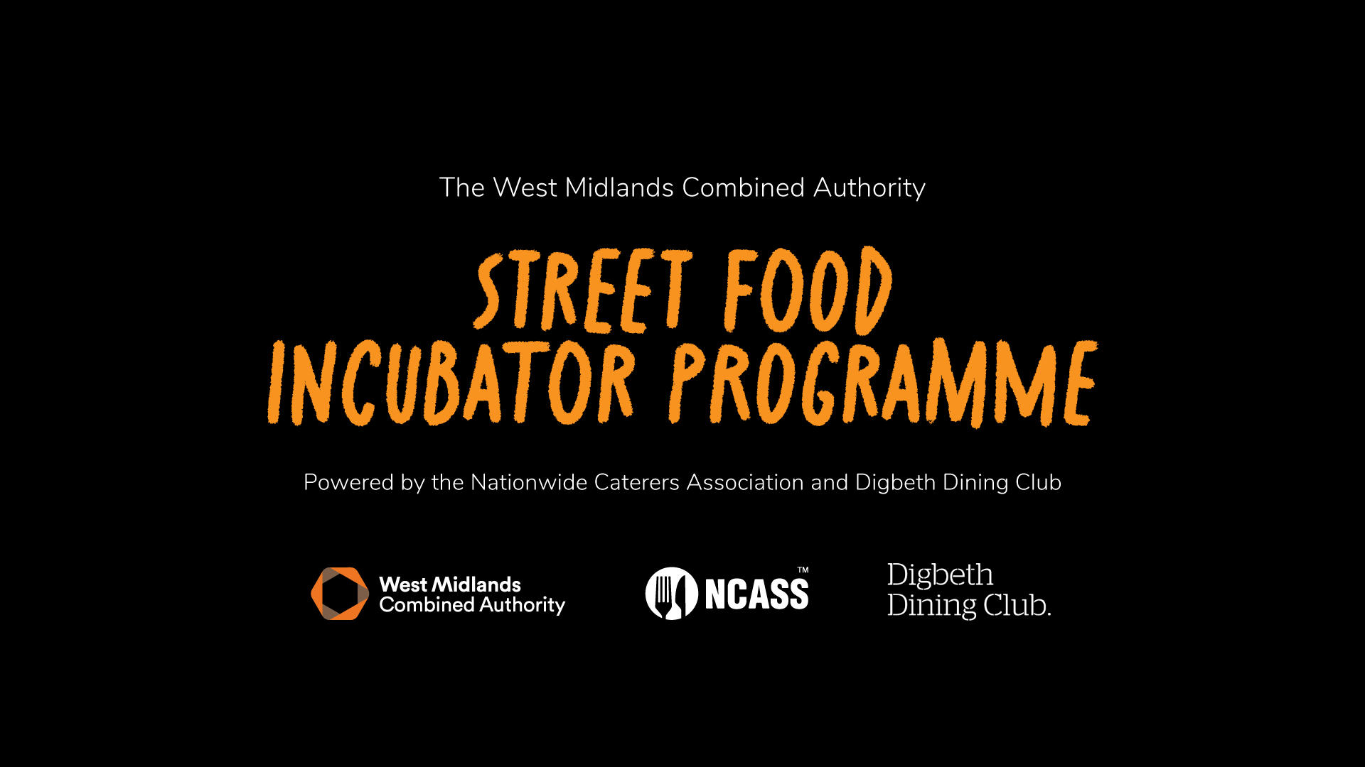 Applications Open Now for New Street Food Incubator Programme. - NCASS